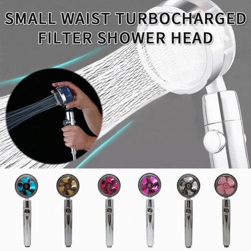 Jual Turbo Fan Shower Head Water Saving High-Pressure Rainfall ...