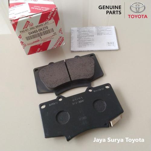 Jual Brake Pad Depan Kampas Rem Depan Fortuner VRZ SRZ Original 04465 ...