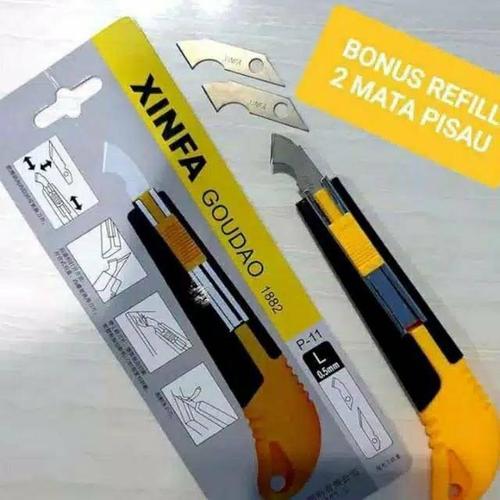 Jual Cutter Pisau Alat Pemotong Acrylic Akrilik Mika PlastiK XINFA ...