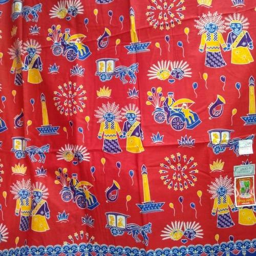 Jual kain batik ondel ondel, kain batik betawi batik jakarta - Jakarta ...