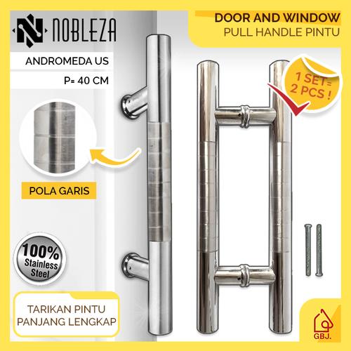 Jual PULL HANDLE PINTU STAINLESS 40 CM NOBLEZA US / GAGANG TARIKAN ...