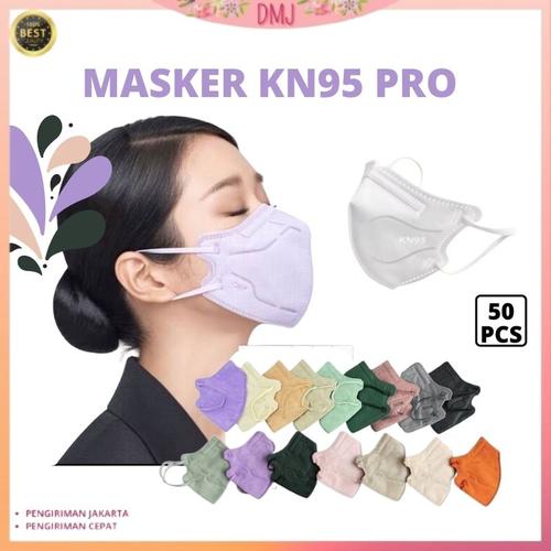Promo Masker KN95 Pro 5Ply Isi 50 Pcs Warna Warni Earloop DMJ - Pro ...