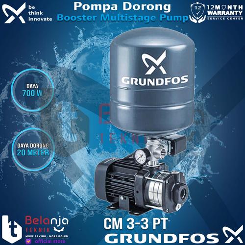 Jual Grundfos Mesin Pompa Air Pendorong CM 3-3 PT Booster Multistage 20 ...