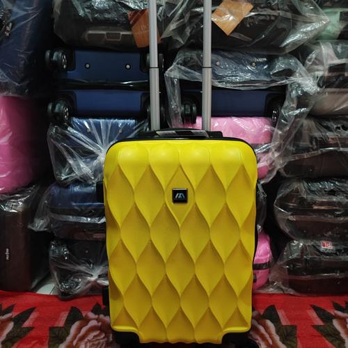 Jual koper 24 inch polo roda 4 bahan fiber - Hitam - Kota Bandung ...