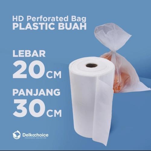 Jual PLASTIK HD ROLL BUAH SAYUR KANTONG DAPUR PACKING FOTOCOPY 1/2KG ...
