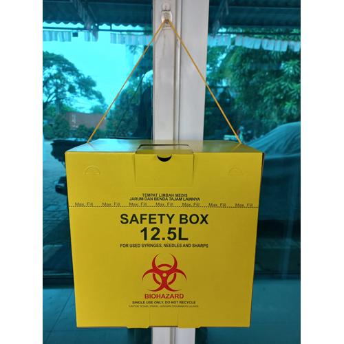Jual SAFETY BOX LIMBAH MEDIS BIOHAZARD 12.5 LITER - Box Saja - Kab ...