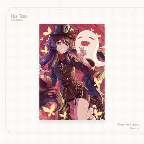 Jual Hu Tao - Genshin Impact Poster A3+ - Kota Semarang - Korigengi ...