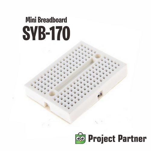 Jual Mini Breadboard SYB-170 Tie-Points Arduino Raspberry Pi Solderless ...