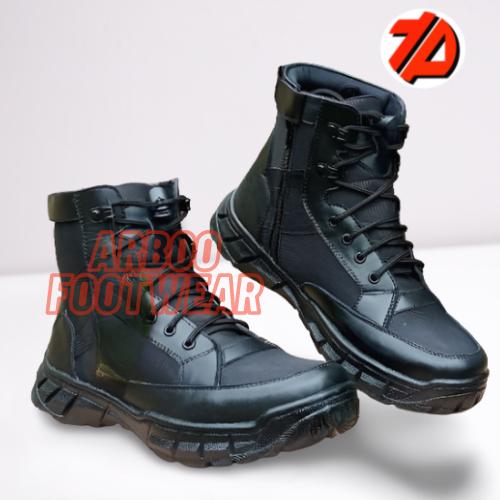 Jual SEPATU PDL NINJA PENDEK KULIT SAPI ASLI SEPATU PDL DINAS LAPANGAN ...