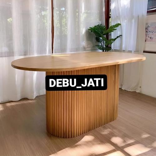 Jual meja makan oval minimalis,meja makan,meja makan bulat,meja,meja ...