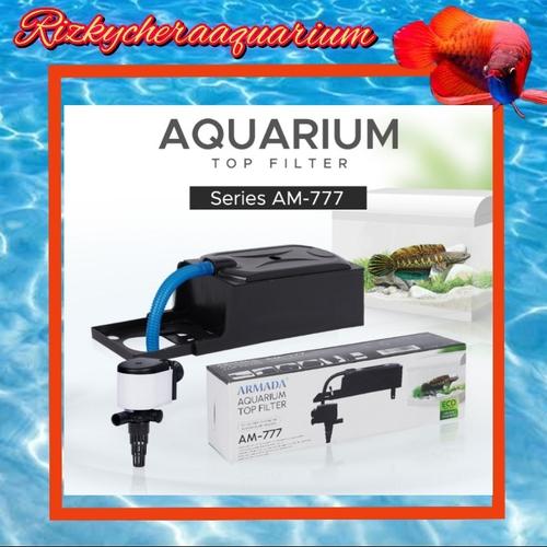 Jual Top Paket filter Aquarium AM-777 Box mini sedang selang dan mesin ...