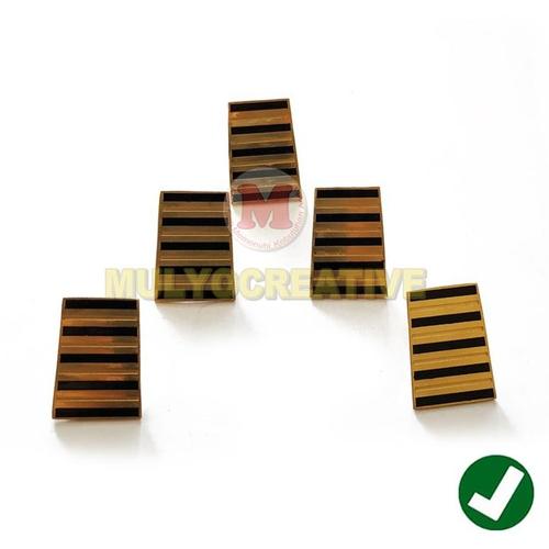 Jual Lencana Pin Kerah Pangkat Pilot Strip 4 Lapel Pin Atribut Pilot ...