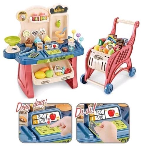 Jual Mini Market Play Set / Kado Mainan Anak Perempuan Play set - Tanpa ...