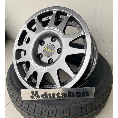 Jual Velg Mobil Ring 15 R15 5x114 RH Dakar Zero EvoCorse Gun Metal ...