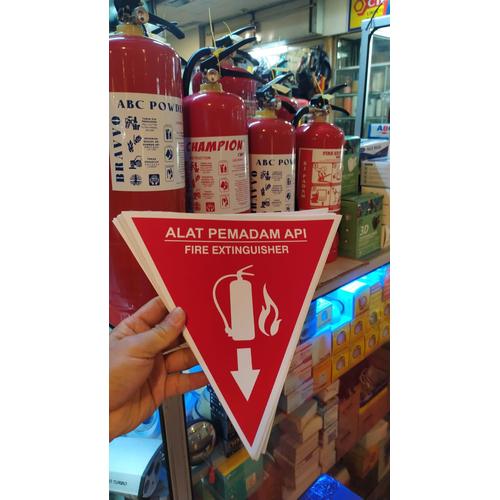 Jual Stiker Apar Segitiga 20x20 Sign Rambu K3 - Jakarta Barat - Fire ...