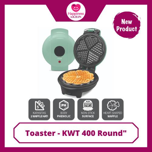 Jual Kirin Waffle Toaster Maker - KWT 400R Round Wafel Maker Non Stick ...