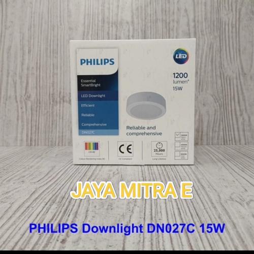 Jual PHILIPS LED Downlight Outbow DN027C 7" 15W LED12 D175 Surface ...