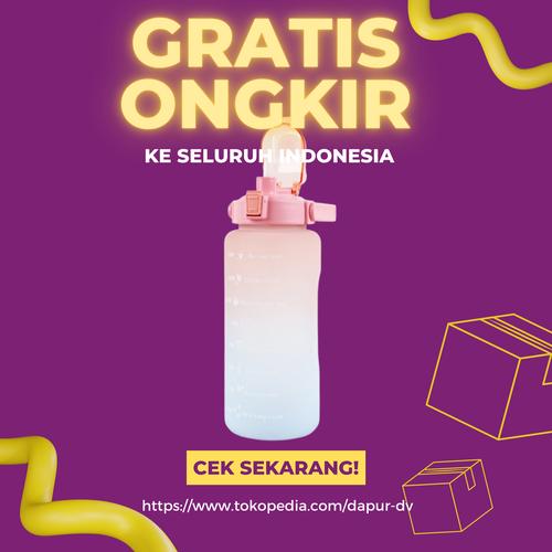 Promo Botol Air Minum 2 liter B1007 Warna Gradasi - Botol Minum 2L ...