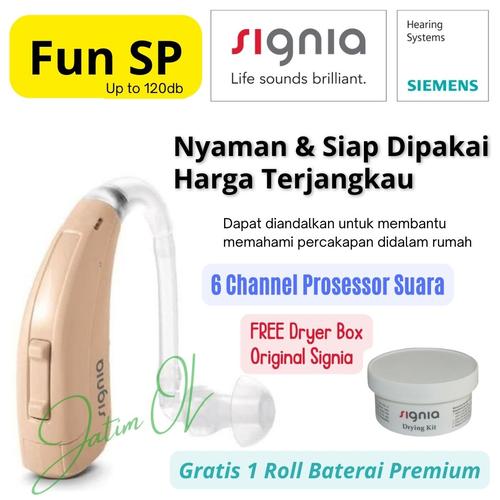 Jual Siemens Signia Fun SP Alat Bantu Dengar BTE 110dB 6 Channel - Kab ...