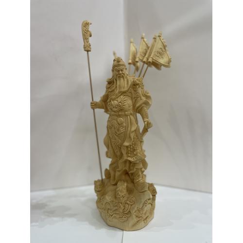 Jual Patung dewa kwan kong / kuan kong 9naga kayu 12in - Jakarta Utara ...