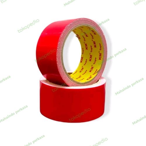 Jual Lakban Kain Merah - Duct Tape KM - Clotch Tape 2 In x 8m - Kota ...