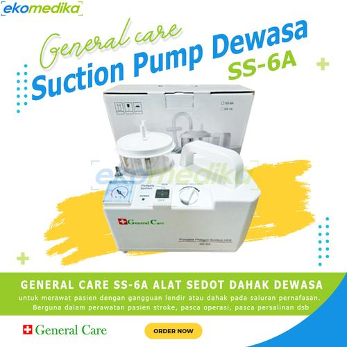 Jual Suction Pump General Care SS-6A Portable Alat Sedok Dahak - Dewasa ...