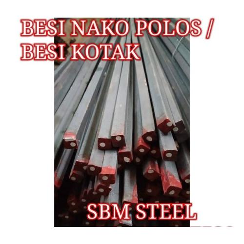 Jual BESI NAKO / BESI KOTAK PADAT Uk. 9 MM X 4 METER POLOS - Kota ...
