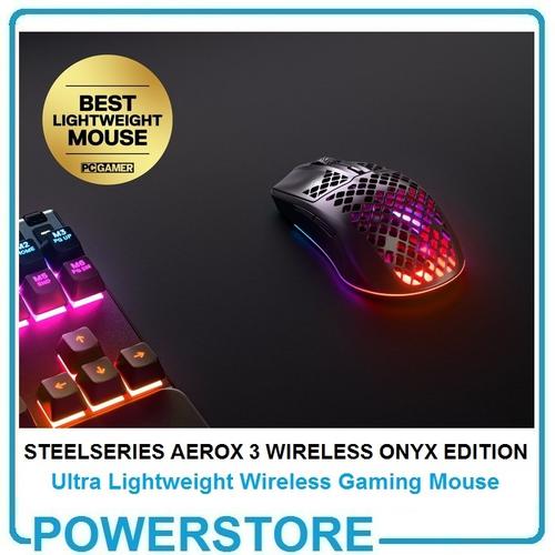 Jual Steelseries Aerox 3 Wireless Onyx 2022 18000 CPI Gaming Mouse ...