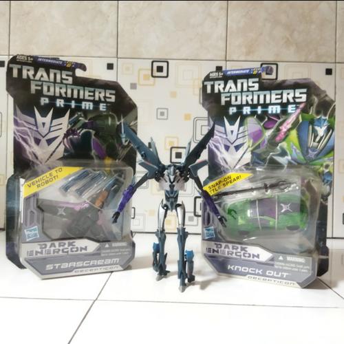 Jual Transformers Prime Dark Energon Starscream Knockout TFP Deluxe ...