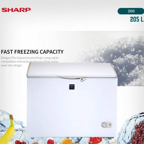 Jual New Kulkas Super Chest Freezer SHARP LOW WATT 200Liter *MEDAN ...