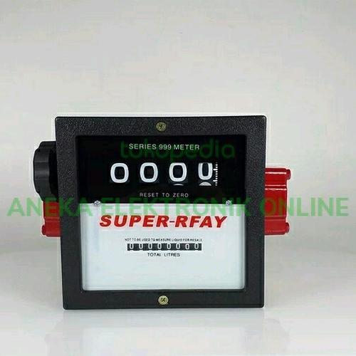 Jual Flow Meter Analog Super-RFAY Alat Ukur Solar BBM dan Air Ukuran 2 ...