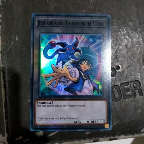 Jual SDCB-EN048 Jesse and Ruby - Unleashing the Legend Super Rare token ...