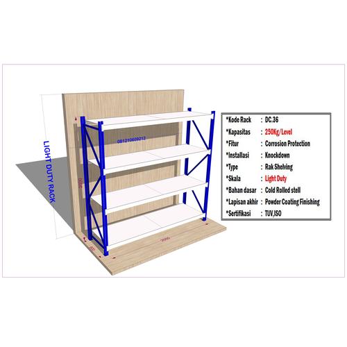 Jual Rak Besi Kapasitas 250Kg/Susun - Kab. Tangerang - SAHABAT RAK ...
