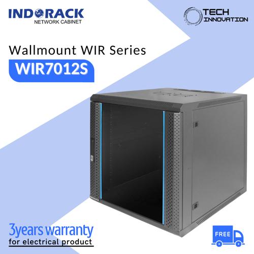 Jual INDORACK Wallmount Rack 12U Depth 700mm Rak Server Modem Wifi ...