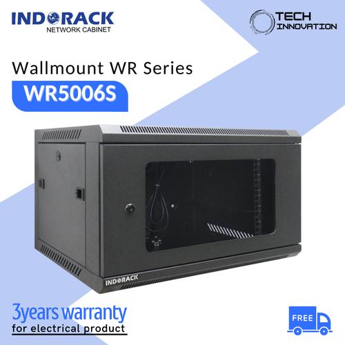 Jual INDORACK Wallmount Rack 6U Depth 500mm Rak Server Modem Wifi ...