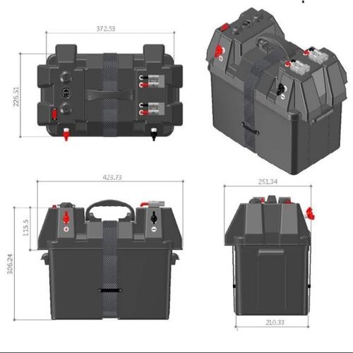 Jual Battery Box (Box Aki) Marine Boat Trolling Motor dll - Jakarta ...