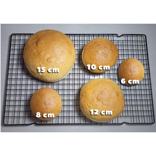Jual Brioche Bun / Burger / Roti Polos Uk. 15 cm (130 gr) - original ...