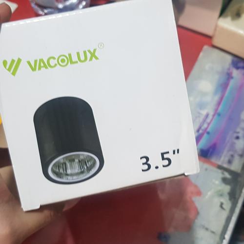 Jual VACOLUX Downlight OB Tempel Outbow Bulat Hitam 3.5" 3.5inch E27 ...