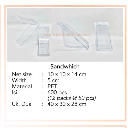 Jual mika roti sandwich segitiga dan mika telur isi 25 set - telor ...