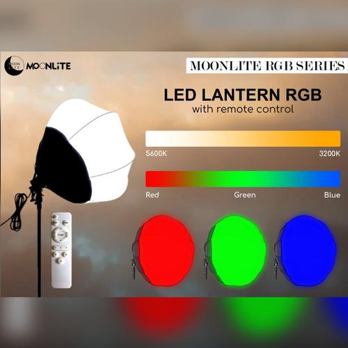 Promo Moonlite LED Lantern 55cm RGB with Remote Control - Unit Standard ...