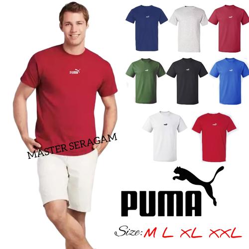 Jual Kaos Distro katun pria motif PUMA / kaos pendek pria M L XL XXL ...