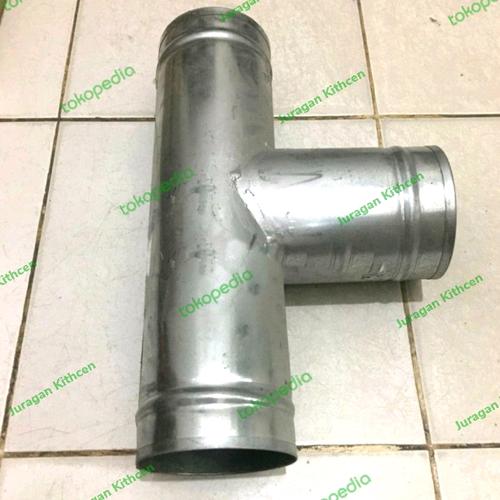 Jual Sok T 5 in / Tee Ducting 5 inchi/T flexible ducting pipa cerobong ...