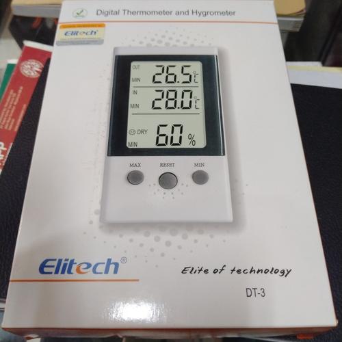Jual digital thermometer hygrometer DT-3 elitech - Jakarta Pusat - SINAR MADJOE PERKASA | Tokopedia