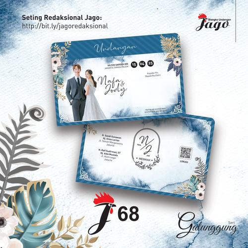 Jual Blangko Undangan Pernikahan JAGO 68 Cantik Harga Murah - Kota ...