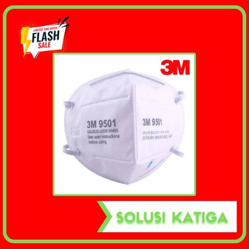 Jual MASKER KN95 3M 9501+ EARLOOP RESPIRATOR MASKER MEDIS (1Box isi 50 ...