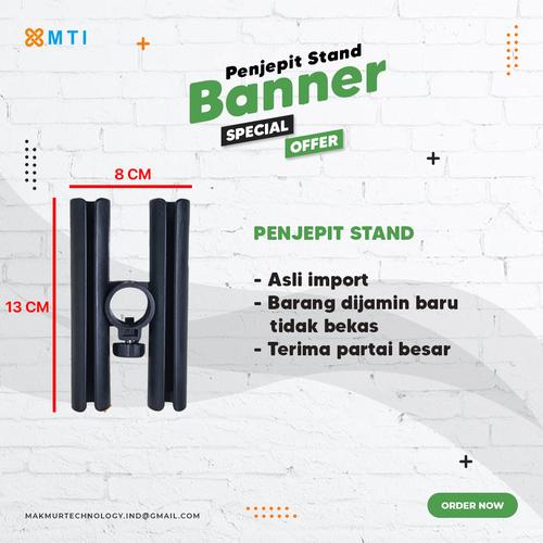 Jual TERMURAH !!! PENJEPIT STAND BANNER 2 SISI/ PENJEPIT BANNER 2 SISI ...