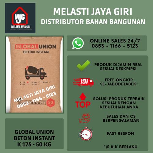 Jual Mortar Global Union BETON INSTANT BETON K175 50 kg - kekuatan 175 ...
