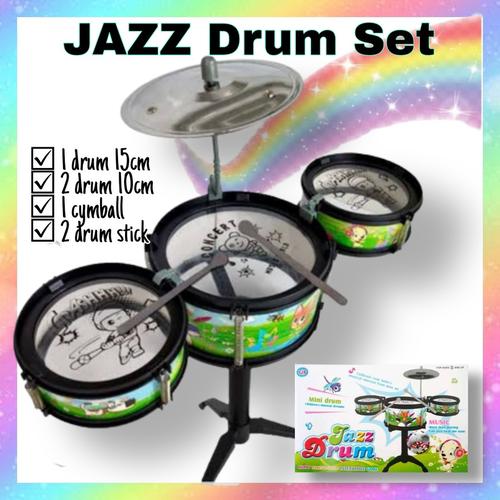 Jual Mainan Edukasi Alat Music Anak Drum / Dram Mini Jazz set | Dram ...