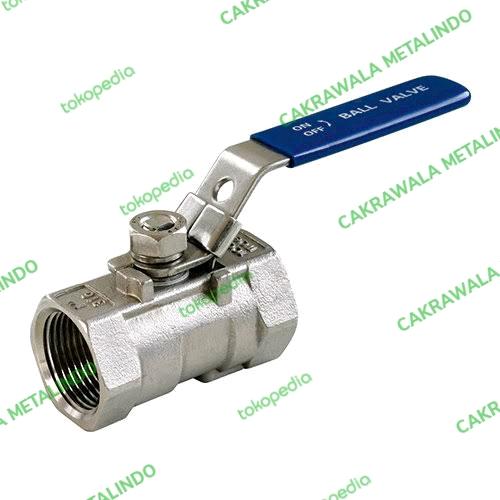 Jual Ball Valve Sankyo 1pc 1/2" inch Stainless SS 316 / Keran Air 1/2"inch - Jakarta Barat ...