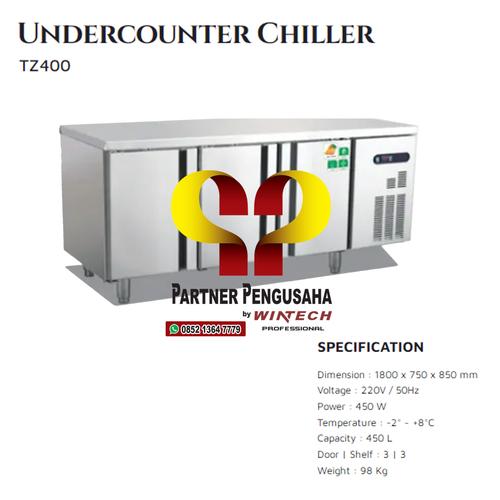 Jual CROWN TZ400 TZ-400 SS Undercounter Chiller 3 Tiga Pintu 3 Doors ...